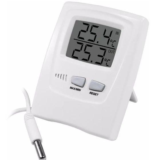 Termômetro máxima e mínima digital com cabo ext 766502000 Incoterm ...
