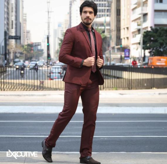 Terno Fio Indiano Bordo - Via do Terno - Terno Masculino - Magazine Luiza