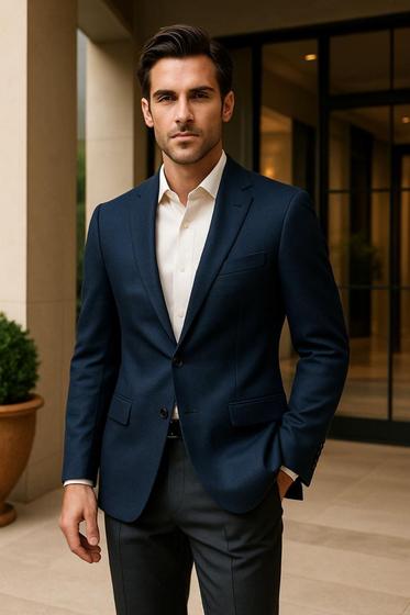Terno Slim Italiano Masculino 2 Botões Oxford - Ronsue Opulence Ternos ...