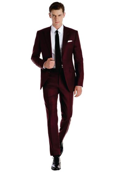 Terno Slim Masculino Italiano *Duas Fendas* (Paleto e calça) 7 Cores ...