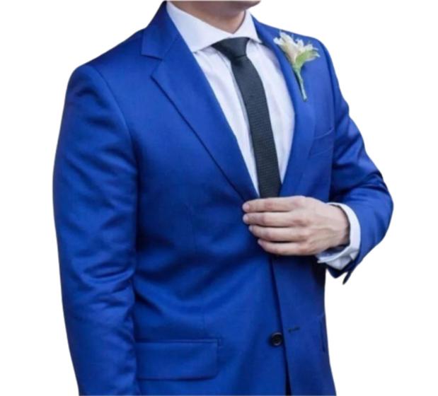 Terno Slim Masculino Tamanhos Especiais Paleto+Calça Envio Imediato ...