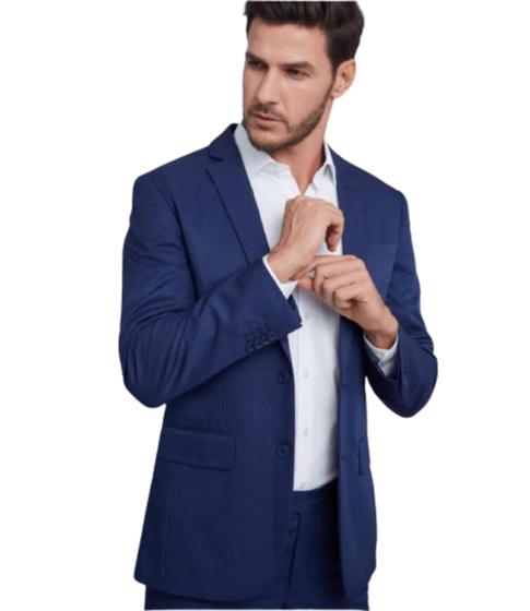 Terno Slim Masculino Tamanhos Especiais Paleto+Calça Envio Imediato ...