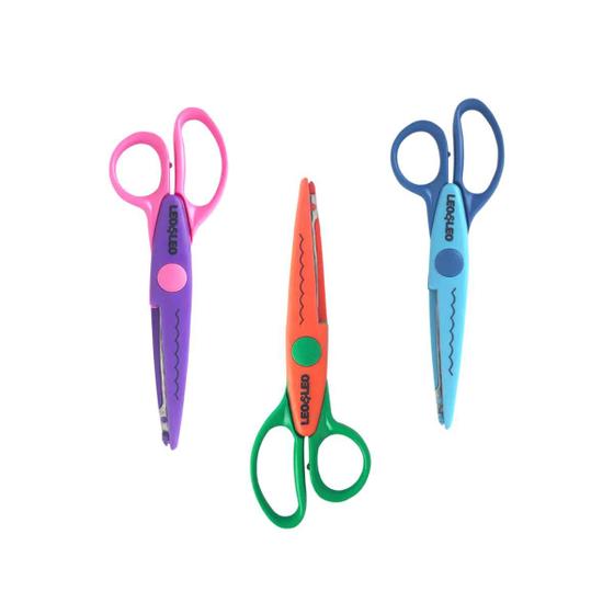 Tesoura de Picotar papel Material Escolar Zigzag Artesanal - Tesoura de ...