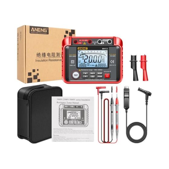 Testador De Resistência De Isolamento De Alta Tensão ANENG MH13 ...