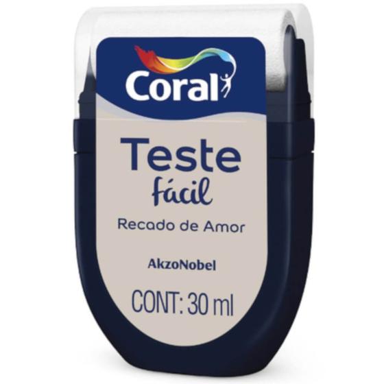 Teste Fácil 30ml Recado de Amor - 5300942 - CORAL - Tintas Coral ...