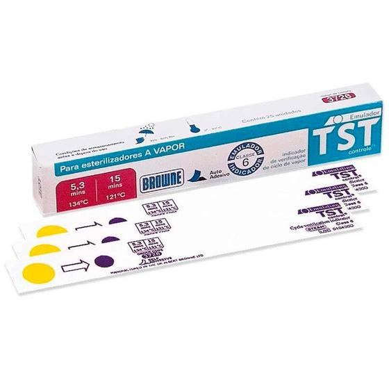 Teste Indicador Químico Emulador TST Browne Classe 6 - Cristófoli ...