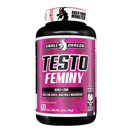 Testo Feminy Suplemento Nutricional com Vitaminas e Minerais, 60 ...