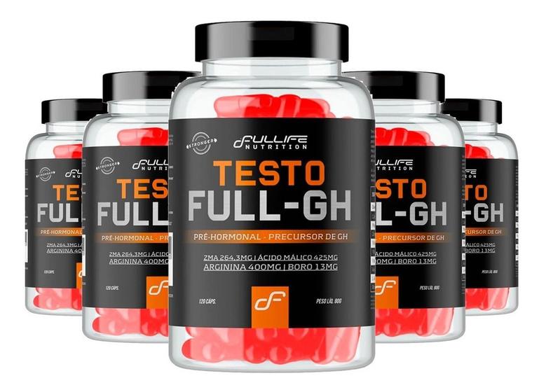 Testo Full Gh Pre Hormonal Zma Acido Malico Arginina E Boro 120 ...