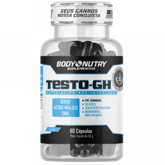 Testo Gh - 60 Cápsulas Body Nutry - Body Nutry Suplementos - Pró ...