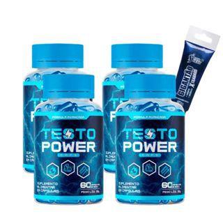 Testo Power Original Oficial Suplemento Em Capsula 4 unidades ! - Pró ...