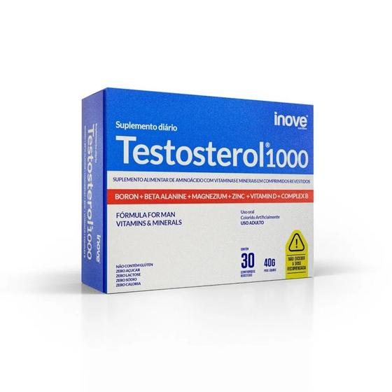 Testosterol 1000 (30 caps) - Inove Nutrition - Pró Testosterona ...