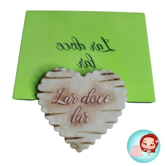 Textura de Frase G- Lar doce lar - Bia Cravol - Objetos de Decoração ...