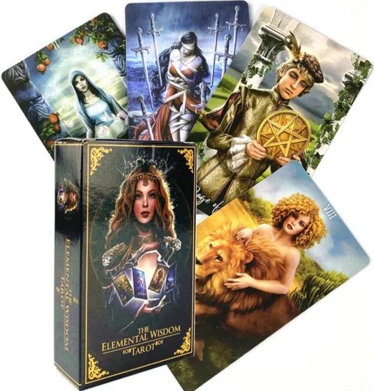 The Elemental Wisdom Tarot Deck Tarô A Sabedoria Elementar Baralho de ...