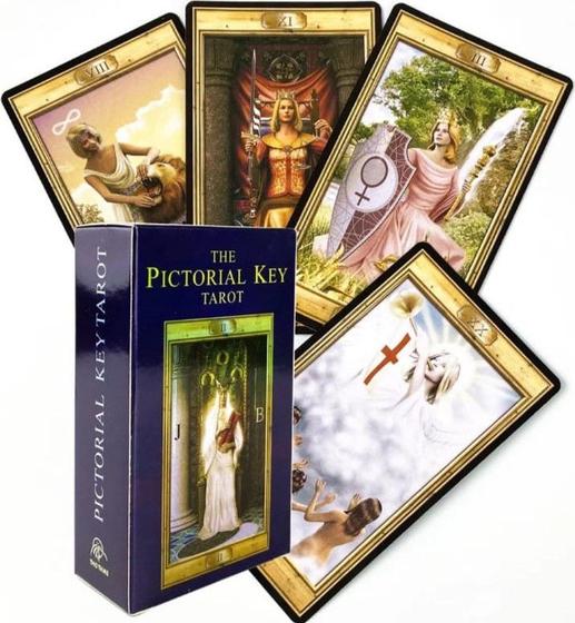 The Pictorial Key Tarot Deck Tarô Da Chave Pictórica Baralho de Cartas ...