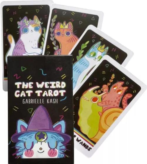 The Weird Cat Tarot Deck Tarô Do Gato Estranho Baralho de Cartas de ...