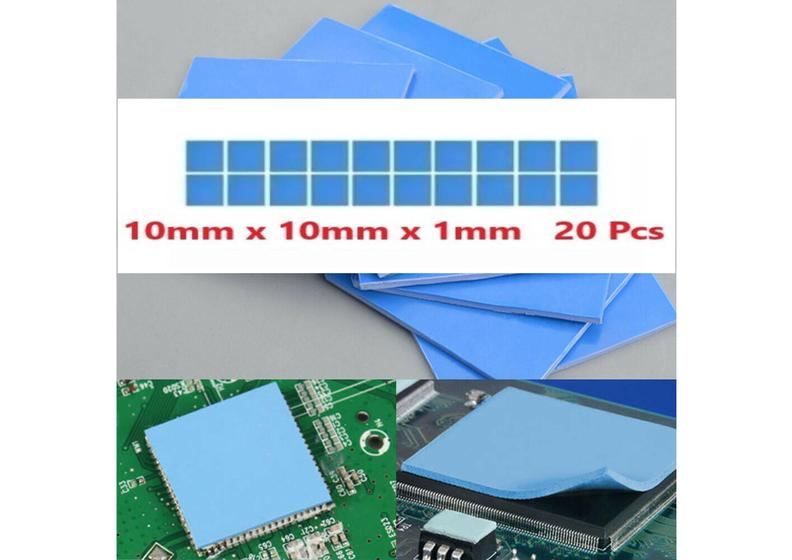 Thermal Pad- Unid 10mmx10mmx1mm-adesivo Térmico Vga Gpu-c20 Pcs ...