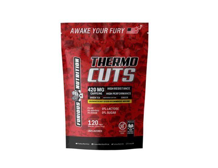 Thermo cuts refil 120 caps. - FURIOUS NUTRITION - Pró-Testosterona ...