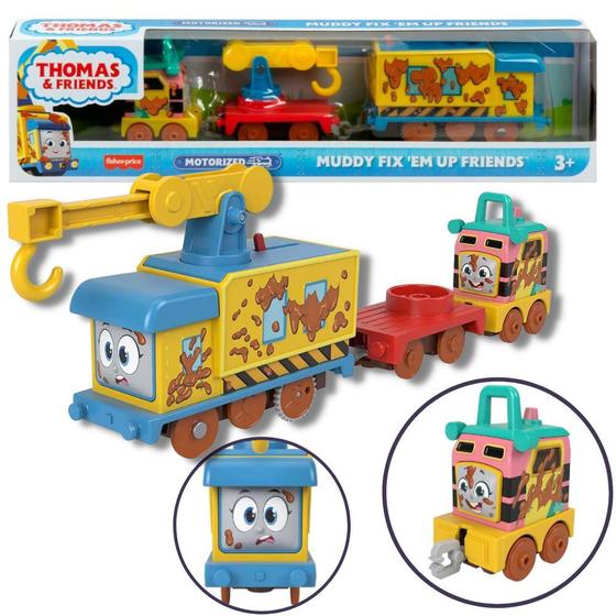 Thomas e Seus Amigos Pack Trenzinho Carly E Sandy Motorizado - Mattel ...
