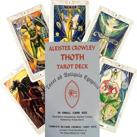 Thoth Tarot Deck Versão De Bolso Tarô De Thoth De Aleister Crowley ...