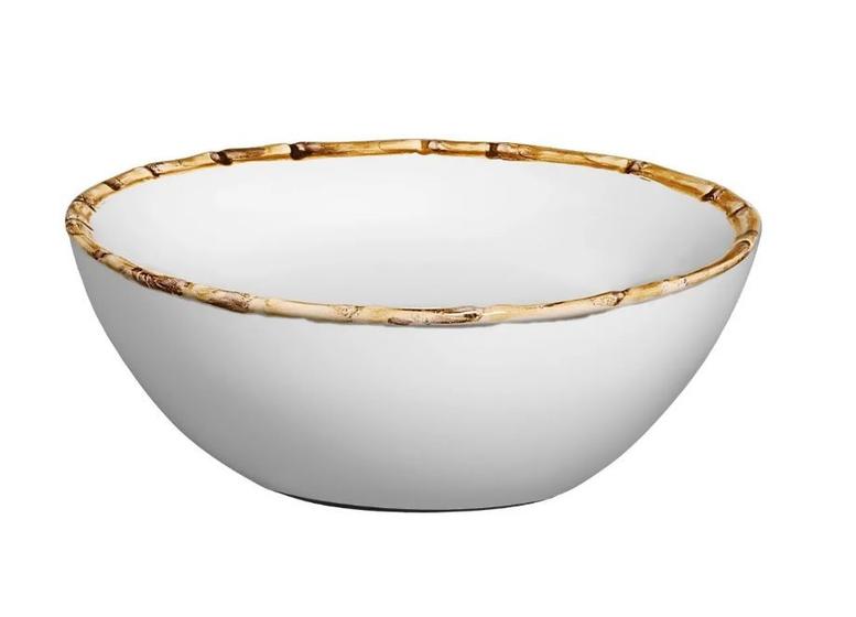 Tigela Grande Cerâmica Bambu - Scalla - Tigela - Magazine Luiza