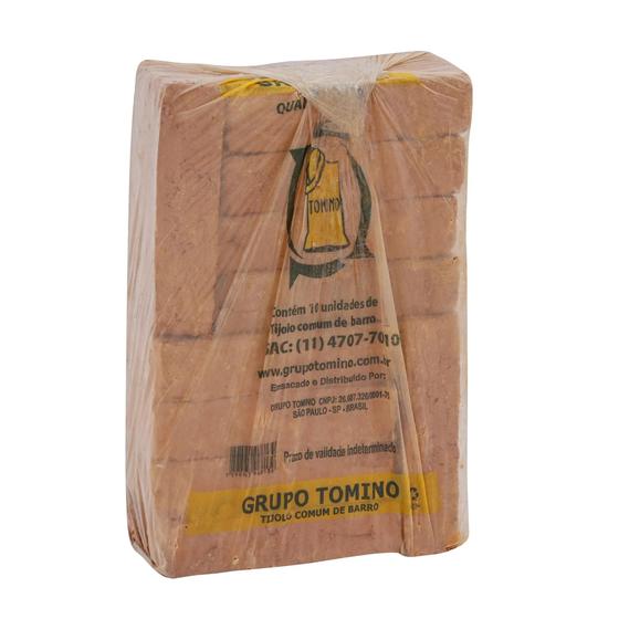 Tijolo Comum de Barro 4,3x9,1x18cm 10 Unidades Grupo Tomino - Forminha ...