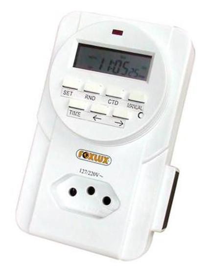 Timer Digital Foxlux - Temporizador de Tomada - Magazine Luiza