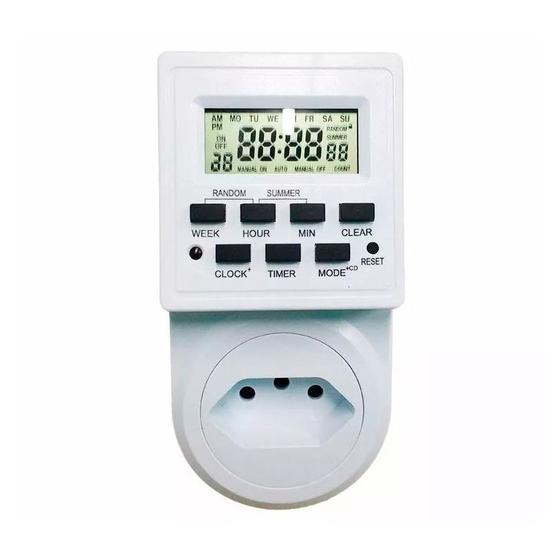 Timer Digital Temporizador de Energia Bivolt Alta Precisão - LUATEK ...