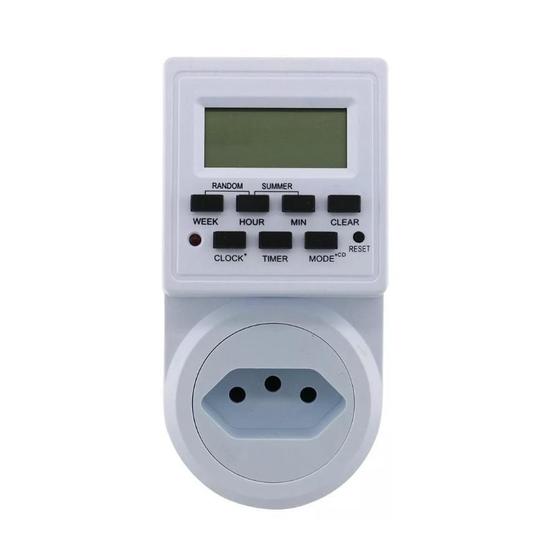 Timer Digital Temporizador Tomada Energia Bivolt 2200w 10a ...