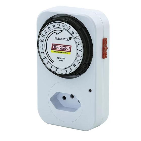 Timer Temporizador Analógico Tomada Bivolt - Thompson - Temporizador de ...
