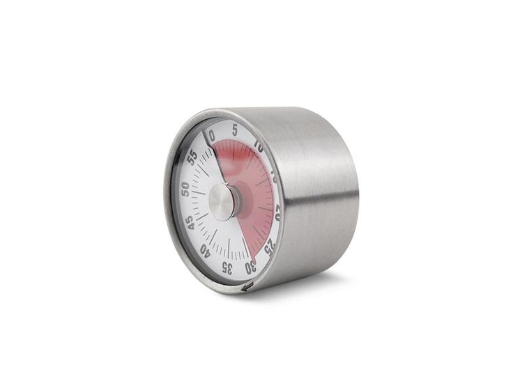 Timer Temporizador Cronômetro Analógico Inox Magnético Com Imã 60 ...