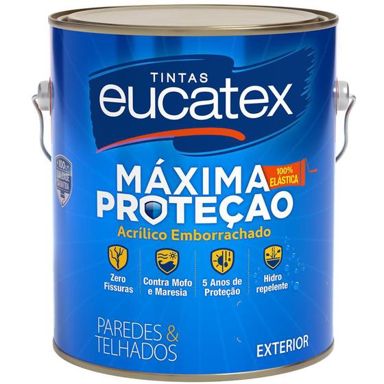 Tinta Acrílica 3,6L Impermeabilizante Parede Externa Fachada - Eucatex ...