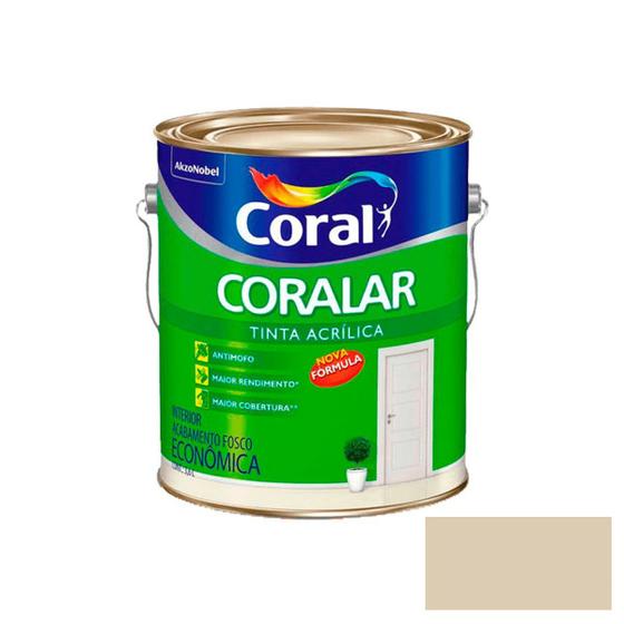 Tinta Acrílica Coralar 3,6L Cor Areia Acabamento Fosco Coral - AKZO ...