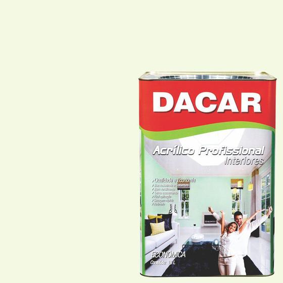 Tinta Acrílica Dacar Fosco Profissional 18 L Erva Doce - Tinta para ...