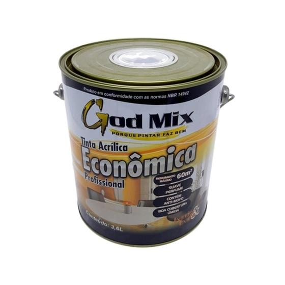 Tinta Acrílica Econômica Profissional Oceano 3.6L - God Mix - Tinta ...