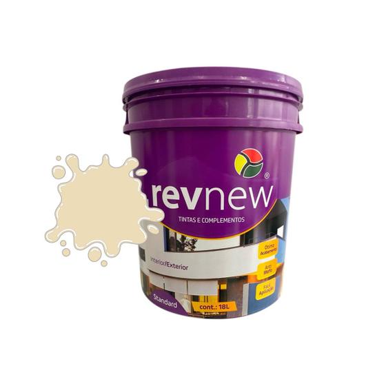 Tinta Acrílica Fosca Anti Mofo Para Interior e Exterior 18L Cor: Marfim ...