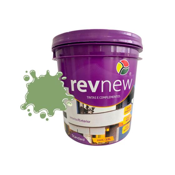 Tinta Acrílica Fosca Anti Mofo Para Interior e Exterior 3,6L Cor: Verde ...