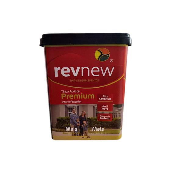Tinta Acrílica Fosca Premium Para Interior e Exterior 18L Cor: Oceano ...
