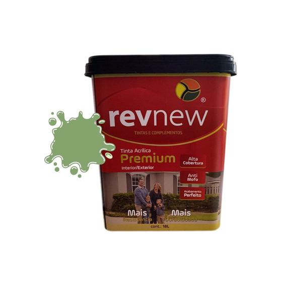 Tinta Acrílica Fosca Premium Para Interior e Exterior 18L Cor: Verde ...