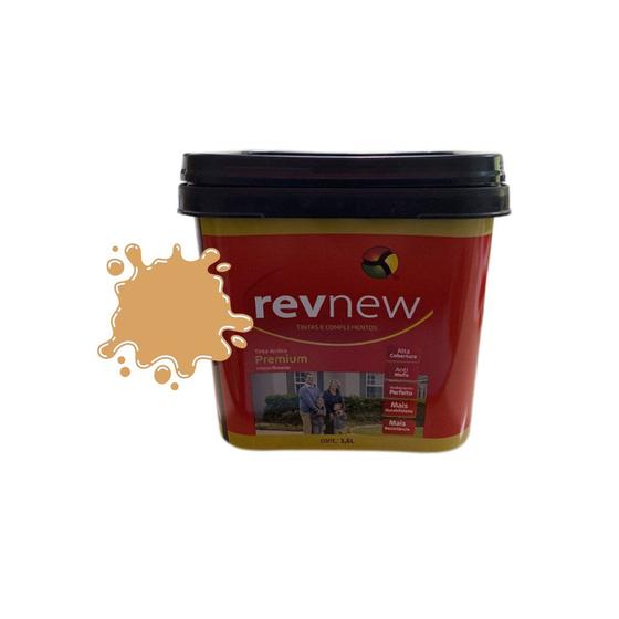 Tinta Acrílica Fosca Premium Para Interior e Exterior 3,6L Cor: Ocre ...