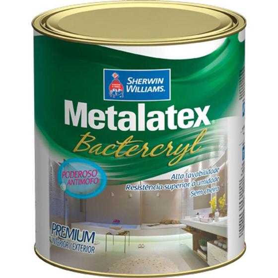 Tinta acrilica premium 900ml branco acetinado bactercryl - SHERWIN ...