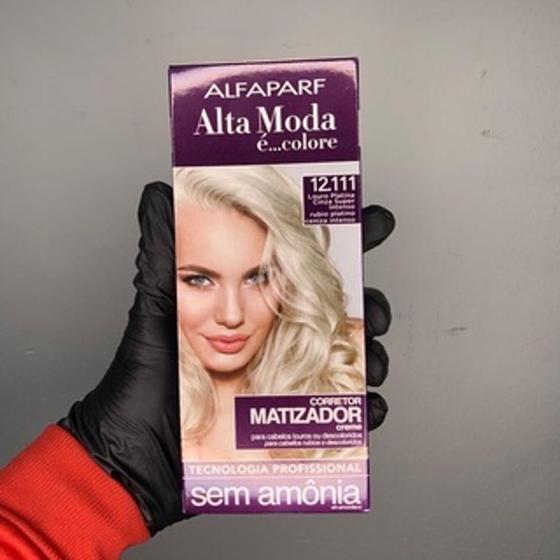 Tinta Alfaparf Alta Moda 12.111 Louro Platinado Cinza Super Intenso ...