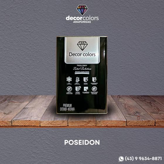 Tinta BORRACHA LÍQUIDA Solução Total - POSEIDON 18L - DECOR COLORS ...
