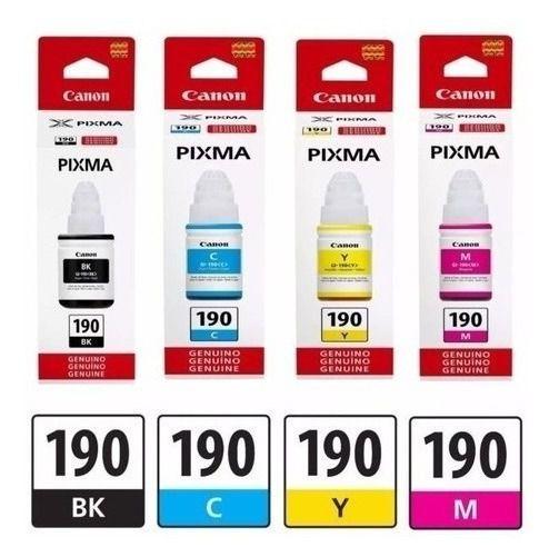 Tinta Canon Gl-190 G-3111 G3111 G4111 G4100 4 Cores Cor da tinta Opção ...