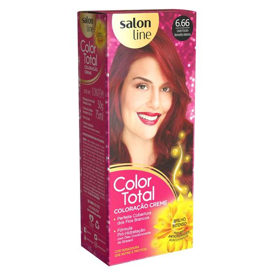 Tinta color total coloraçao creme - SALON LINE - Tinta de Cabelo ...