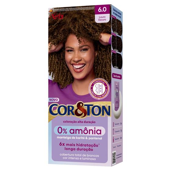 Tinta Cor e Ton Sem Amônia 6.0 Louro Escuro - Cor & Ton - Tinta de ...