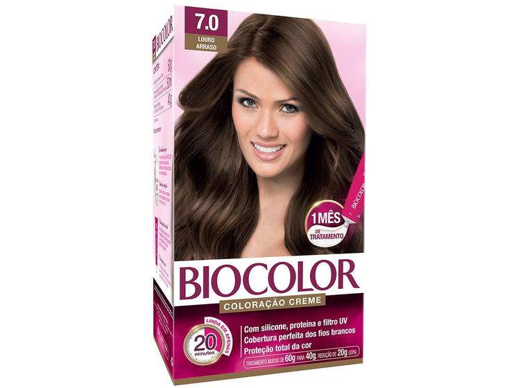Tinta de Cabelo Biocolor Louro Arraso 7.0 - Tinta de Cabelo - Magazine ...