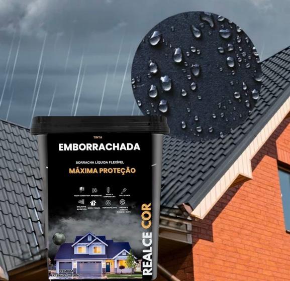 Tinta Emborrachada Borracha Líquida Realcecor 16KG - PARADE - REBOCO ...