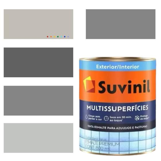 Tinta Epóxi Base Água Suvinil Cor Cinza Multissuperfícies Antimofo ...