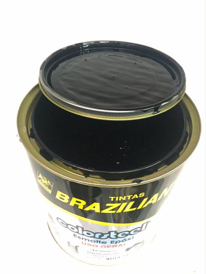 Tinta Epóxi Preto Piso Azulejo Pinta Impermeabiliza Fibra - Brazilian ...