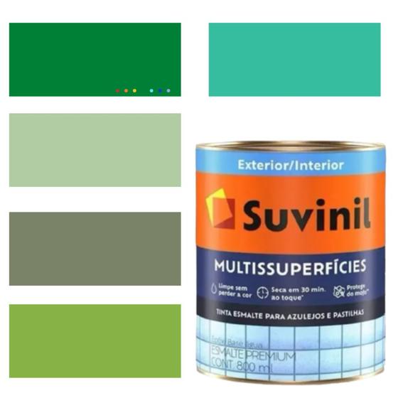 Tinta Epóxi Suvinil Multissuperfícies Antimofo Base Água Cor Verde ...